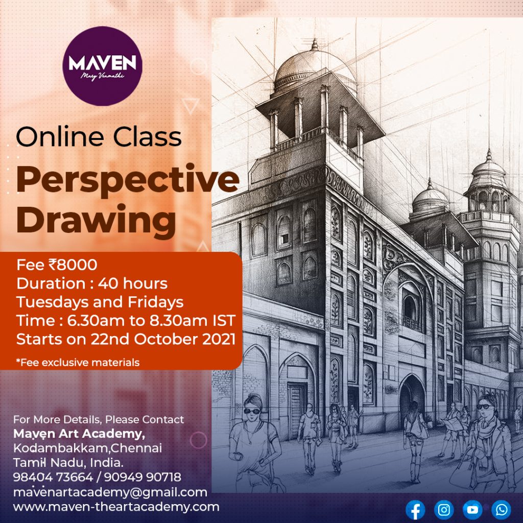 Perspective Drawing Online Classes for kids and adults – Maven